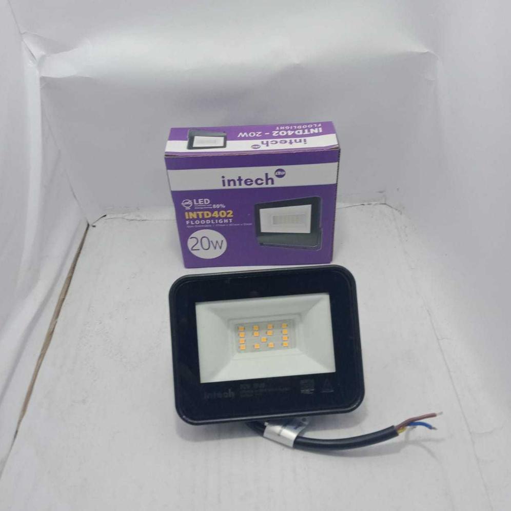 Jual Promo Habis Intech Lampu Sorot / Flood Light 20 Watt (Kuning ...