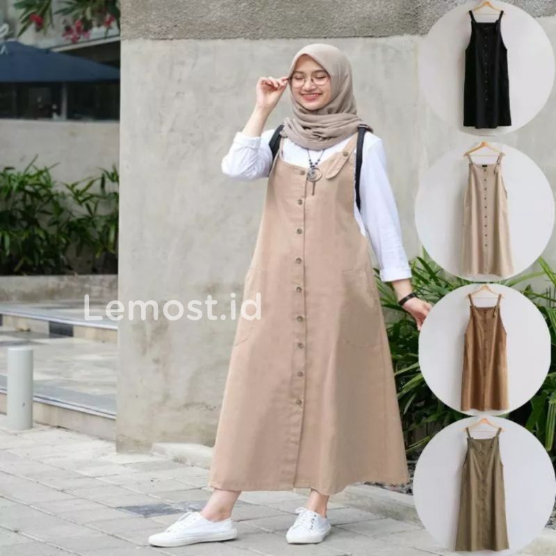 Jual Lemost.id Maggie Overall Premium Dress Maggie Overall Premium Rok ...
