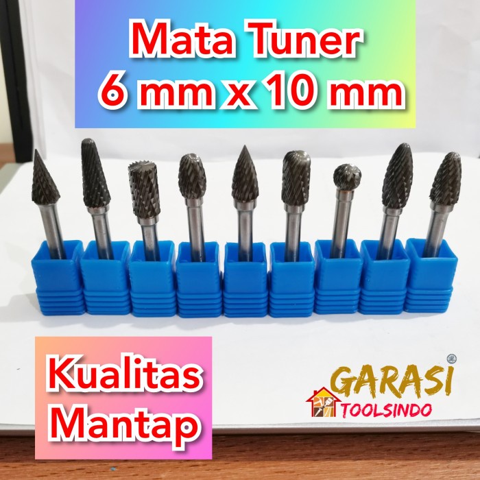 Jual mata tuner set 10 pcs 6 x 10 mm mata bor tuner cun cuner mata ...