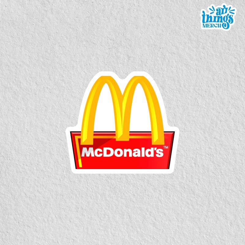 Jual Mcdonalds Sticker Tempel Aesthetic / STICKER HELM,STICKER MOTOR ...