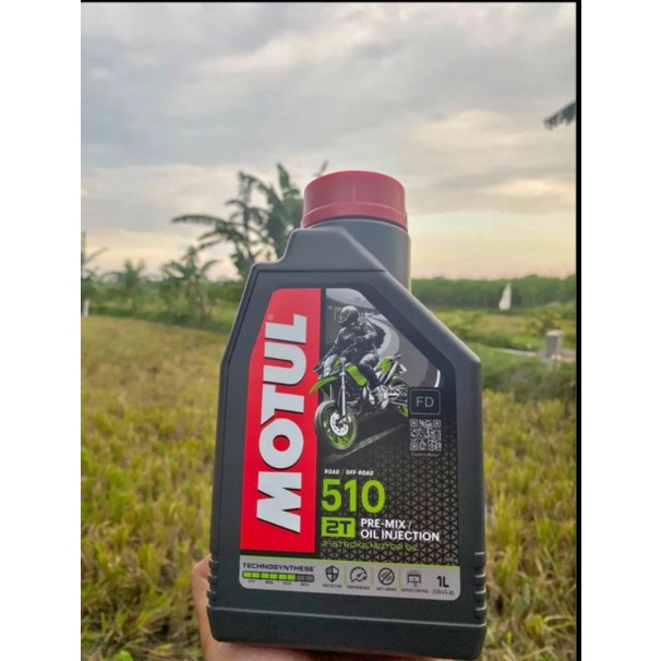 Jual Oli Samping Motor 2 TAK Motul 510 2T Technosynthese 1L | Shopee ...