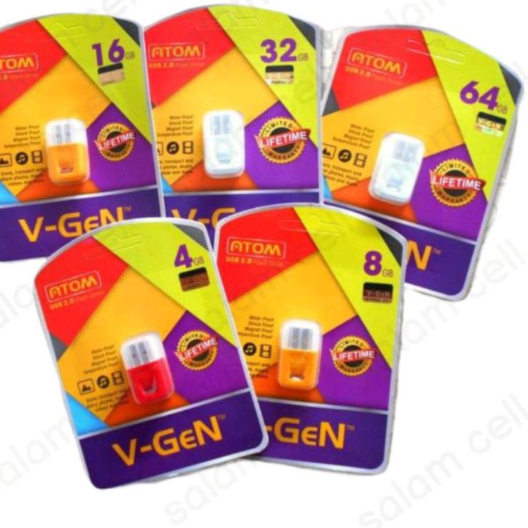 Jual Model Terkini Flashdisk ATOM V-GEN Original Vgen Garansi Resmi ...