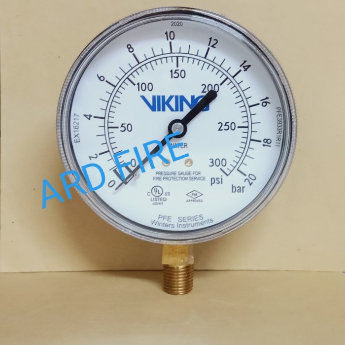 Jual VIKING WATER PRESSURE GAUGE 300 PSI | Shopee Indonesia