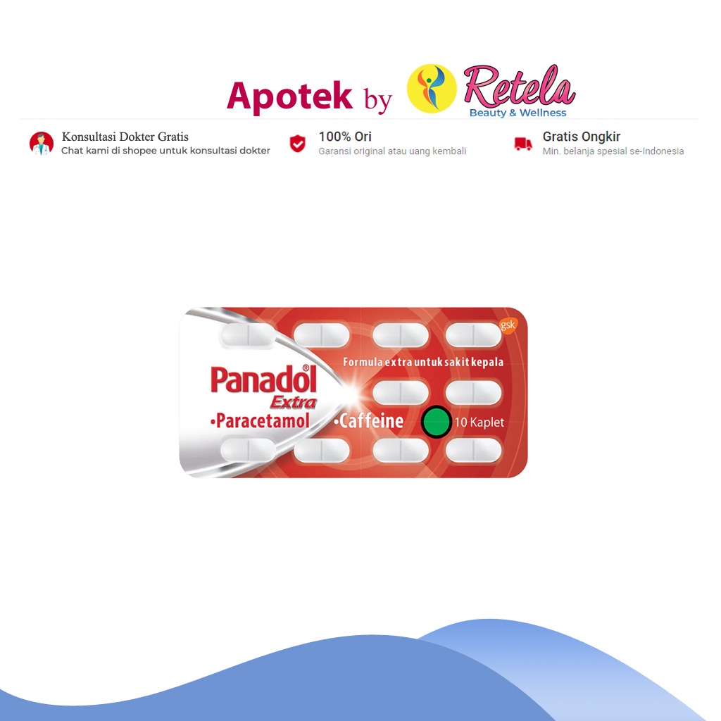 Jual Panadol Extra 1 Strip Isi 10 Tablet | Shopee Indonesia