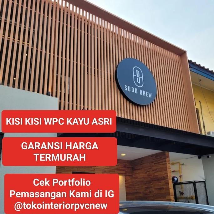 Jual KISI KISI WPC KAYU MINIMALIS FACADE BANYAK PILIHAN | Shopee Indonesia