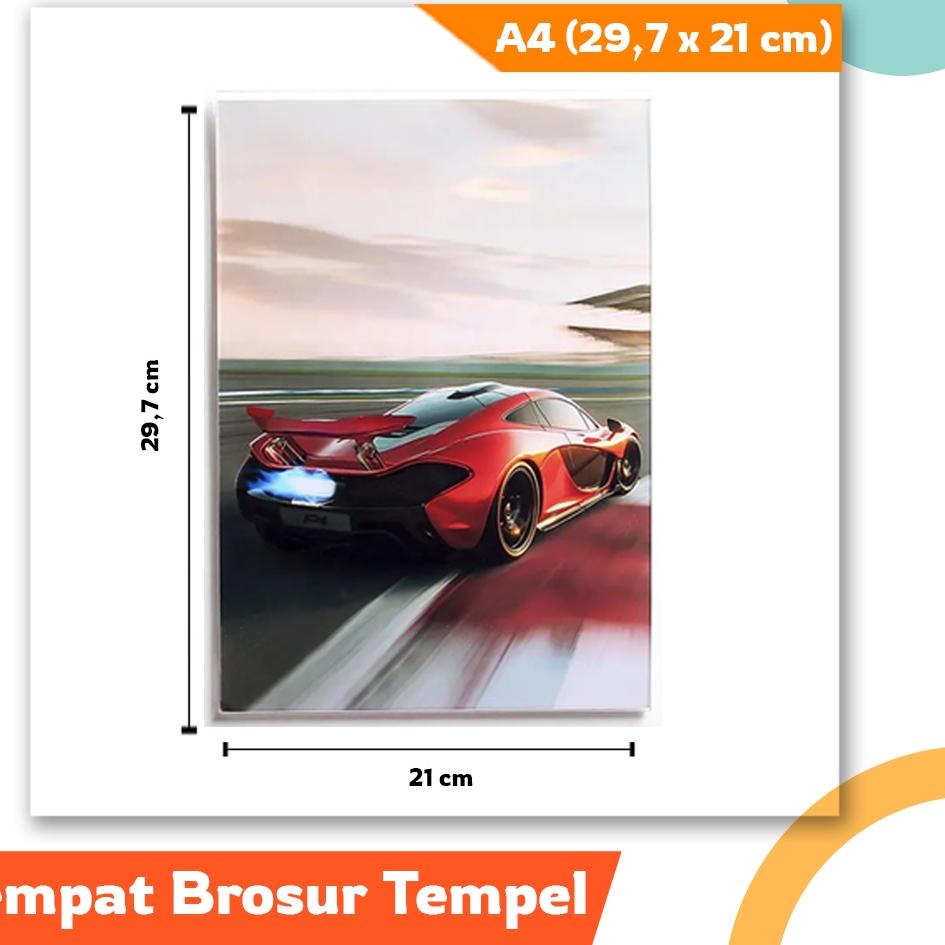 Jual Trx q7Q1c Tempat Brosur Tempel A4 / Tempat Poster Tempel Dinding ...