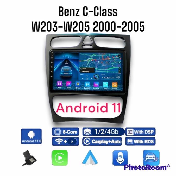 Jual HU ANDROID 10 untuk Mercedes Benz C-class W203 C200 C320 C350 CLK W20 | Shopee Indonesia