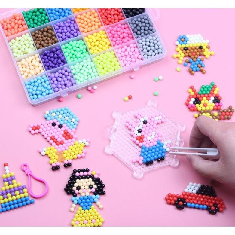 Jual 3000 Pcs Diy Magic Spray Aqua Beads / Mainan Anak Aquabeads ...