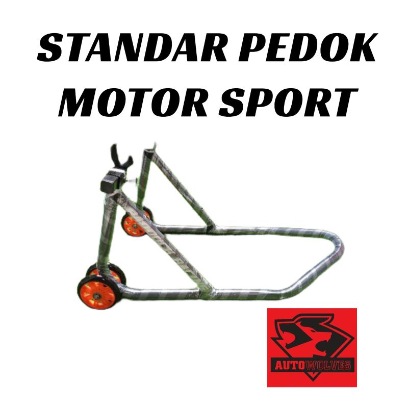 Jual Standar Paddock pedok besi bulat motor sport warna Ninja fi R15 ...