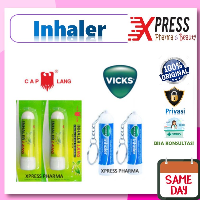 Jual ⚡XPRESS⚡ Vicks Inhaler / Cap Lang Inhaler Viks Vick Caplang ...