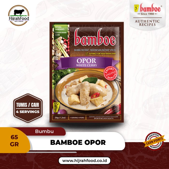 Jual Bamboe Bumbu Opor | Indonesian White Curry Spice Mix (36 g ...