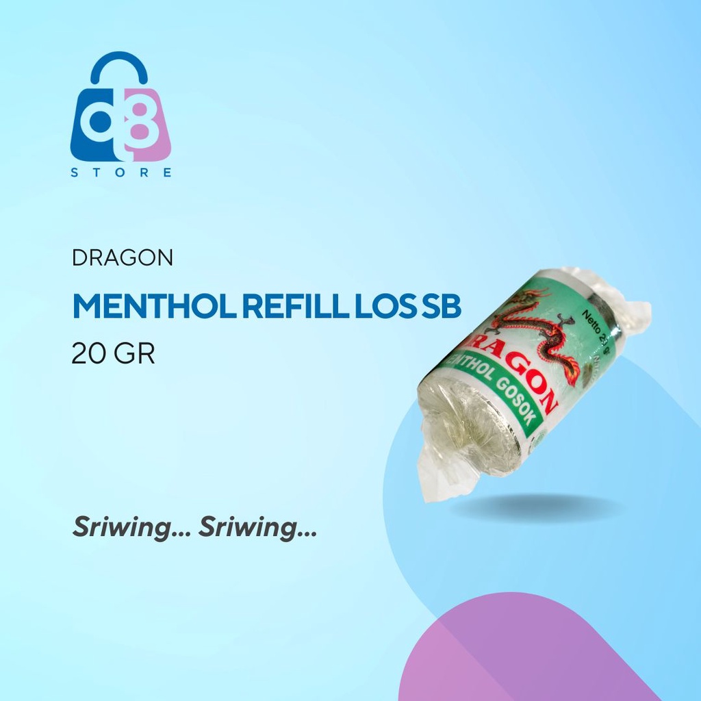 Jual Dragon Menthol Refill LOS SB 20 gr - Karton Original | Shopee ...