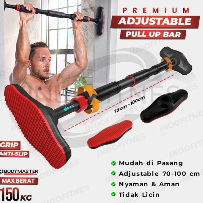 Jual Premium Adjustable Door Pull Up Bar BODYMASTER - Tiang Pullup ...