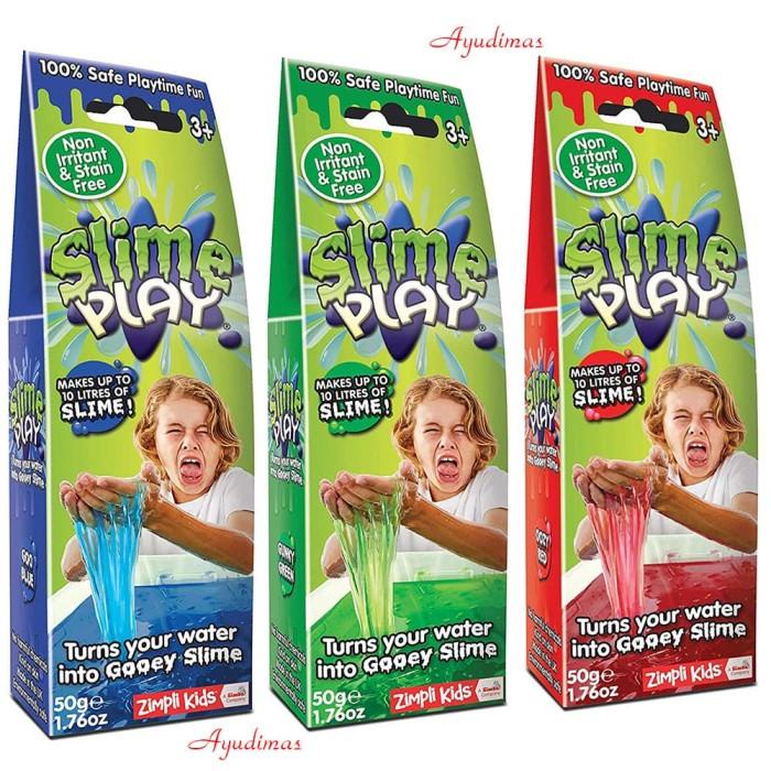 Jual Terlaris 50Gr Zimpli Kids Slime Bath Slime Baff - Red/Green/Blue ...