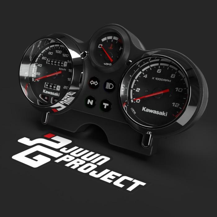 Jual Premium original Panel Speedometer Custom NINJA 150 R / SS | Model ...