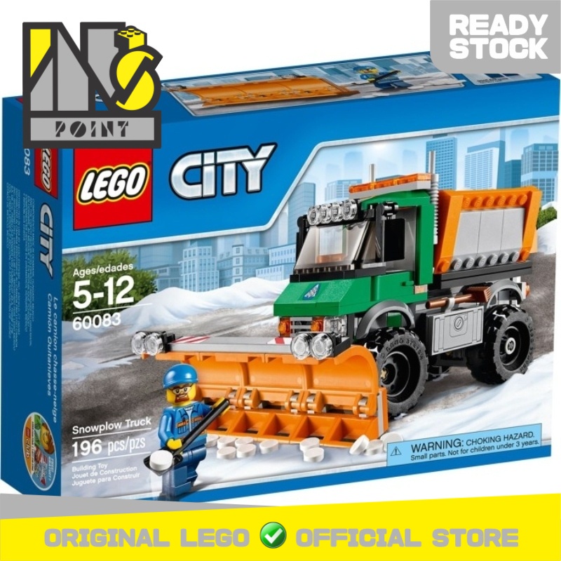 Jual LEGO 60083 - City - Snowplough Truck | Shopee Indonesia