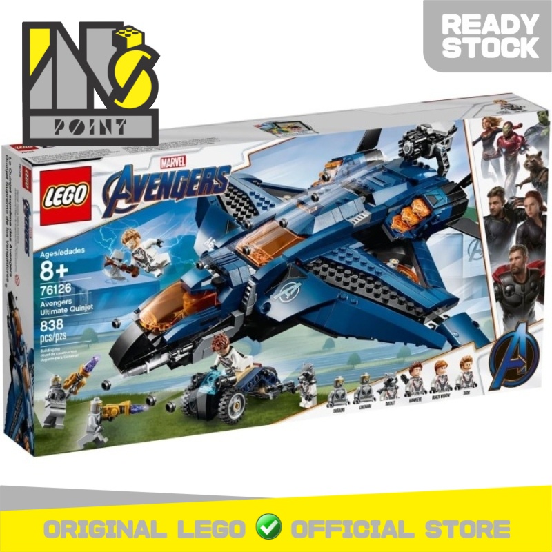 Jual LEGO 76126 - Super Heroes - Avengers Ultimate Quinjet | Shopee ...