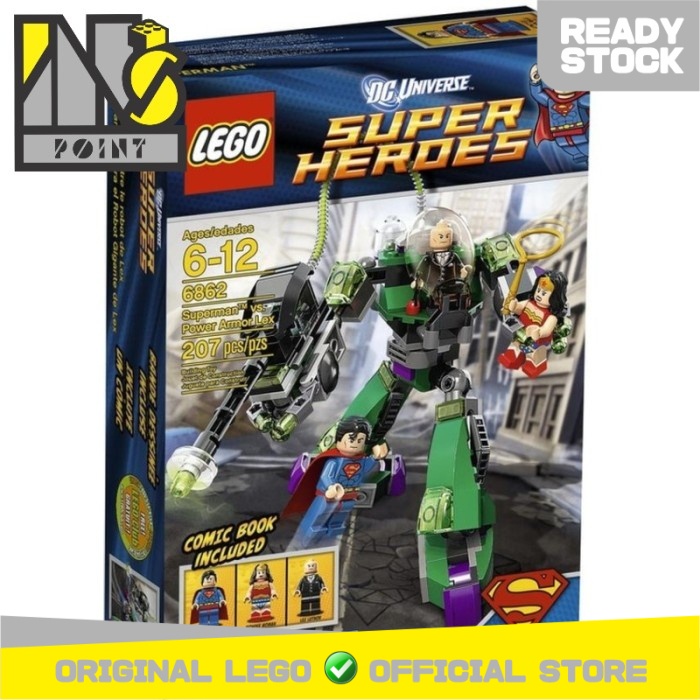 Jual LEGO 6862 - Super Heroes - Superman Vs Power Armor Lex | Shopee ...