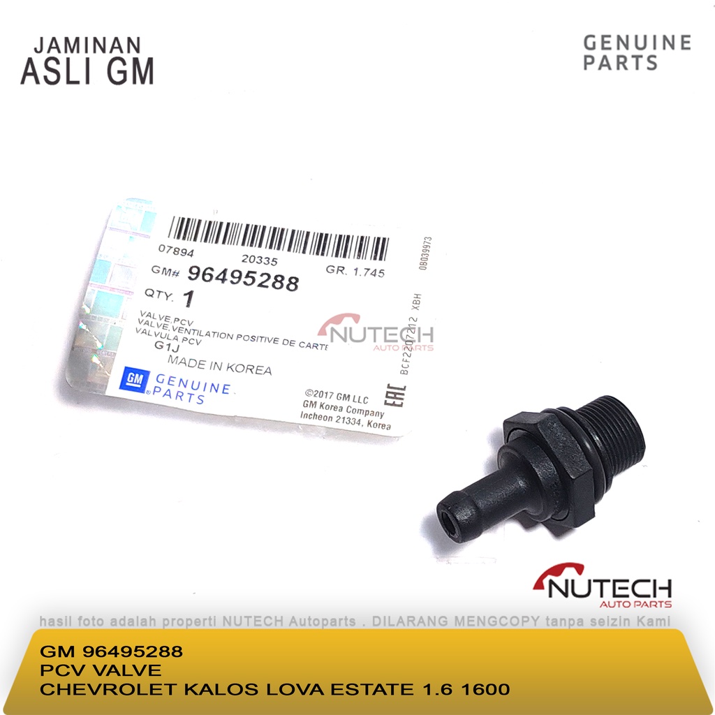 Jual PCV VALVE PIPA PCV CHEVROLET KALOS LOVA ESTATE 1.6 1600 ORI GM ...