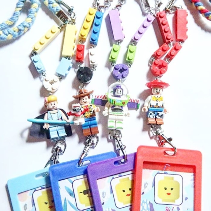 Jual LANYARD LEGO TOY STORY - BUZZ WOODY LOTSO - NAMETAG ID CARD ...