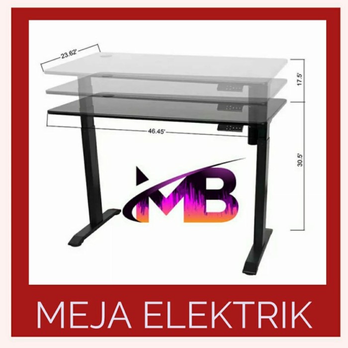 Jual Meja Elektrik Otomatis Adjustable Motorik Locjtek Meja Kerja ...