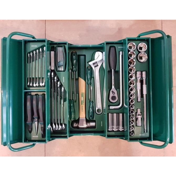 Jual SATA 95104A-70 6PT CANTILEVER MECHANIC TOOL BOX SET 70PCS TOOL KIT SET | Shopee Indonesia
