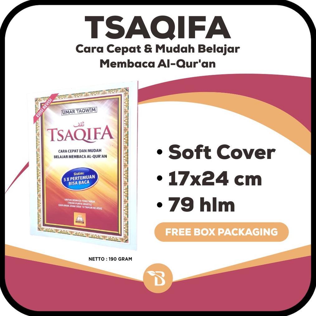 Jual Tsaqifa Cara Cepat dan Mudah Belajar Membaca Al Quran Buku Panduan Belajar Al Quran Soft ...