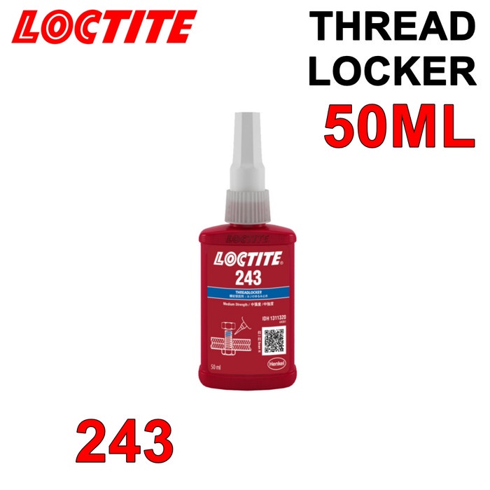 Jual LOCTITE Thread Lock 243 50ml Threadlocker Medium Strenght Baut Mur ...