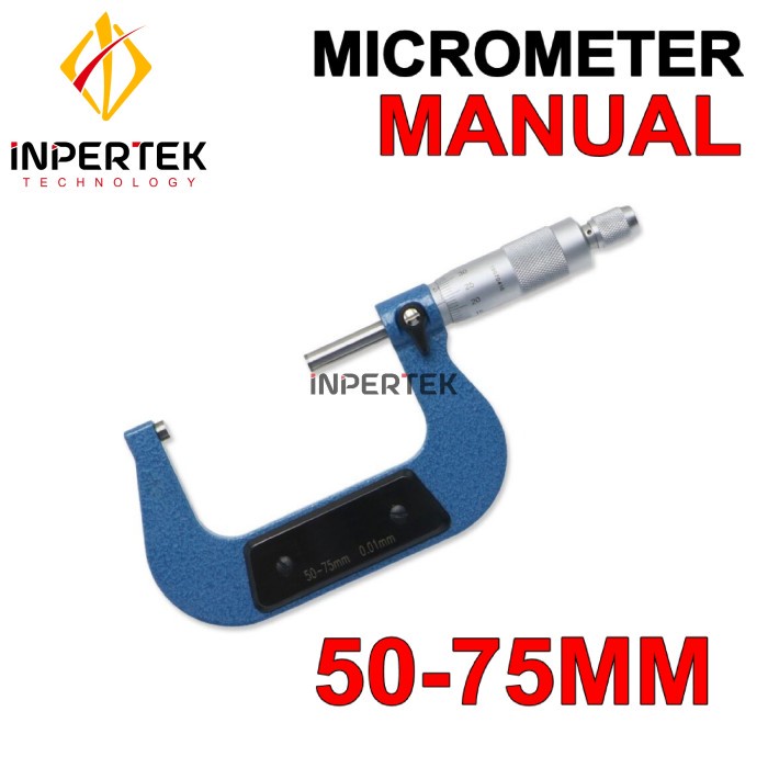 Jual Micrometer 50-75 mm Micro Meter 50 75 Manual Alat Ukur Sigmat ...