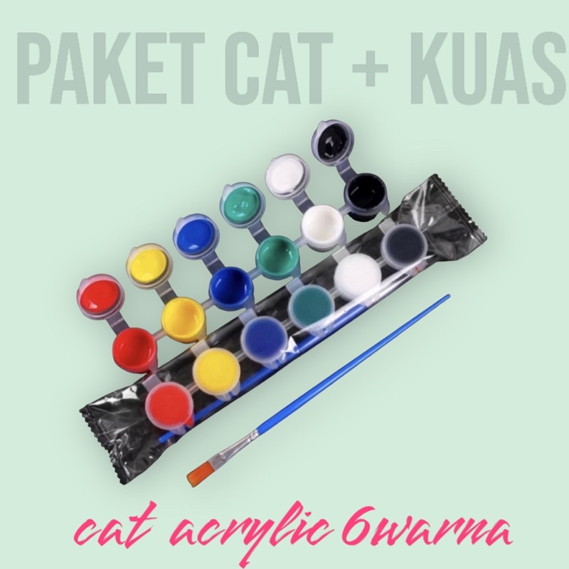 Jual Cat Acrylik Warna Primer Dan Pastel Kanvas Lukis | Shopee Indonesia