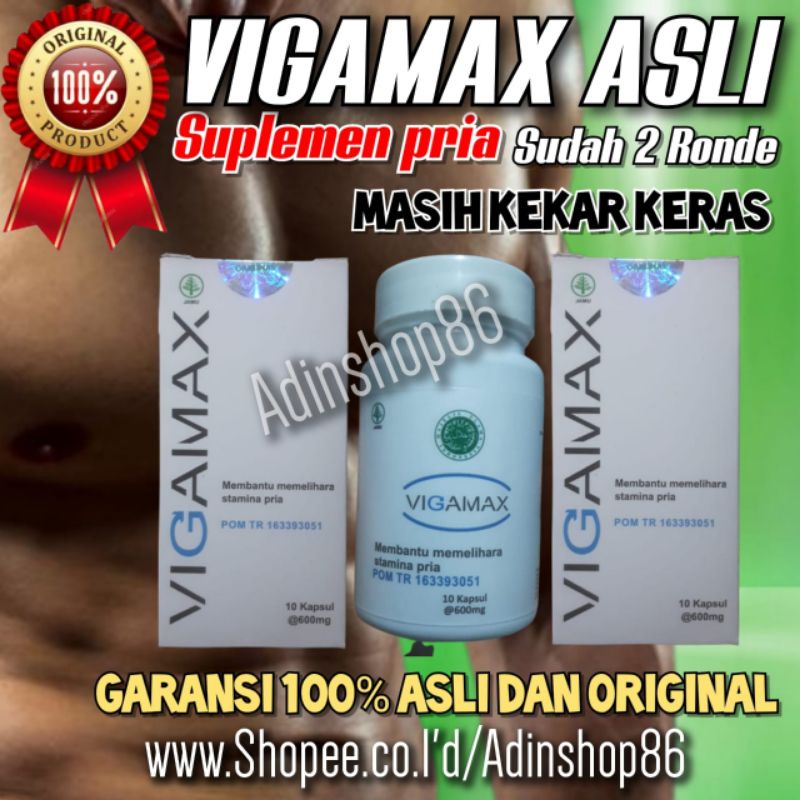 Jual VIGAMAX ASLI ORIGINAL SUPLEMEN PRIA | Shopee Indonesia