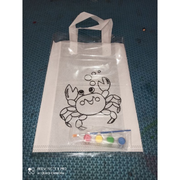 Jual 1 set tas lukis mewarnai tote bag ukuran 30x40x8cm | Shopee Indonesia
