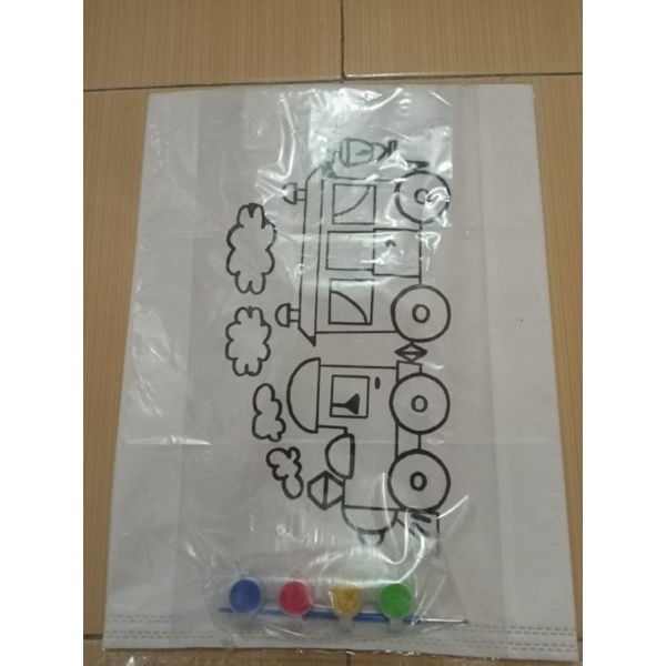 Jual 1 set tas lukis mewarnai tote bag ukuran 30x40x8cm | Shopee Indonesia