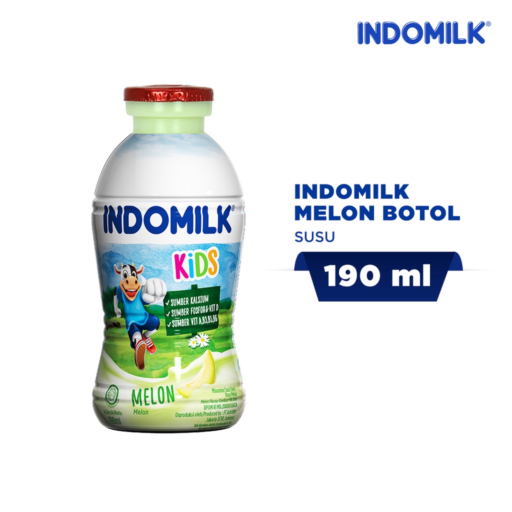 Jual Indomilk Melon Botol 190 mL | Shopee Indonesia