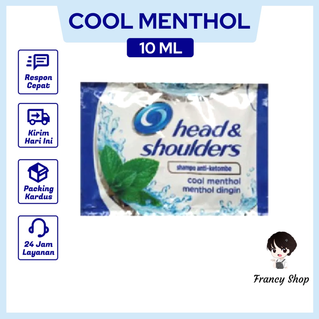 Jual Head & Shoulders Cool Menthol Shampo Sachet 10 ml | Shopee Indonesia