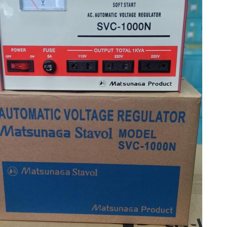 Jual Limited ️ Stabilizer Matsunaga 1000watt 1000 Watt 1000w Stavol Svc 1000n | Shopee Indonesia