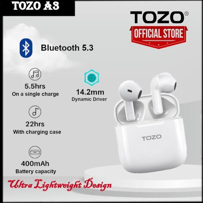 Jual Juraganelekronikjaya Tozo A3 Tws Wireless Earbuds Bluetooth Earphones Lightweight Headsets ...