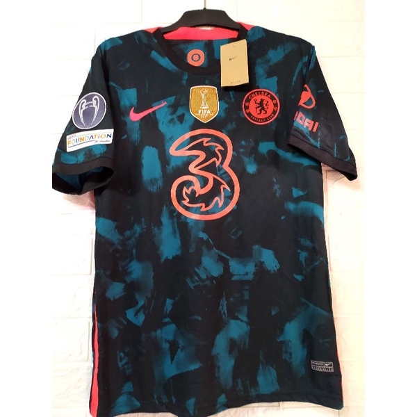 Jual jersey chelsea 2021 3rd defending full patch | Shopee Indonesia