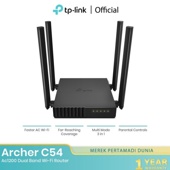 Jual Tp-Link Archer C54 Ac1200 Dual Band Wi-Fi Router | Shopee Indonesia