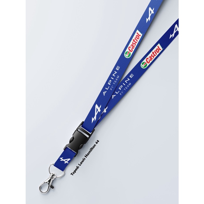 Jual Lanyard F1 Formula 1 Alpine Team Castrol Fernando Alonso Esteban ...