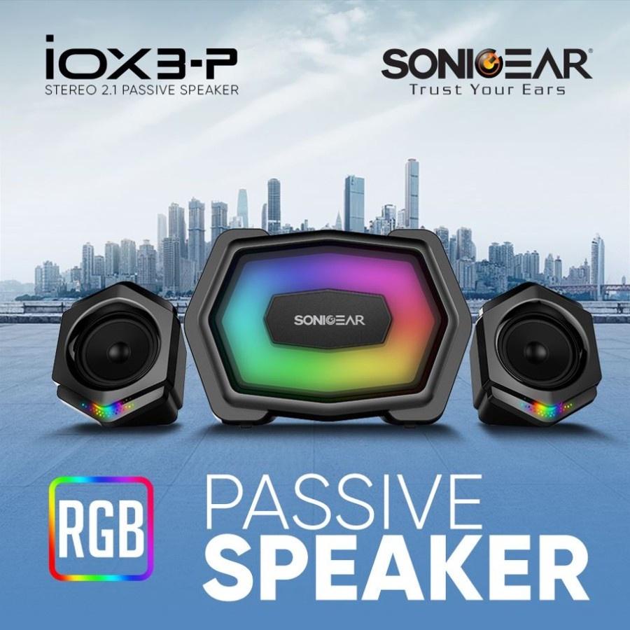 Jual Speaker Sonicgear IOX 3P + Speaker Sonicgear Sonic BT X AMP RGB ...