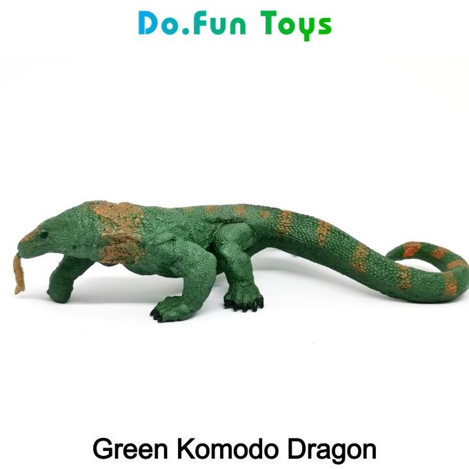 Jual Green Komodo Dragon Animal Figure / Miniatur Mainan Komodo Hijau ...