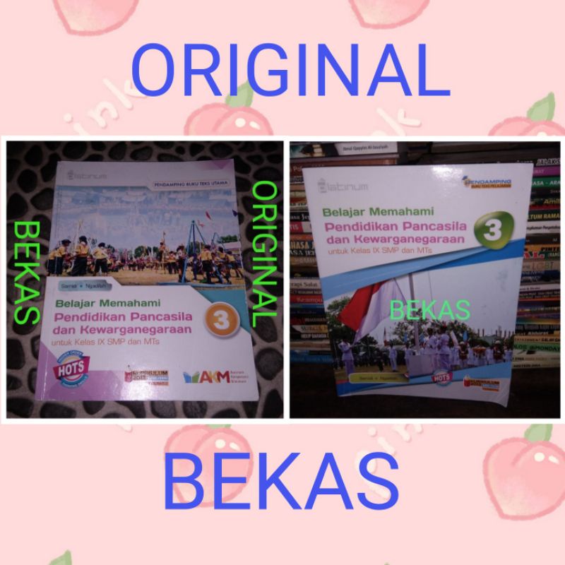 Jual Buku PKN PPKN Pendidikan Pancasila Kewarganegaraan kelas 9 IX 3 III MTS SMP Penerbit ...