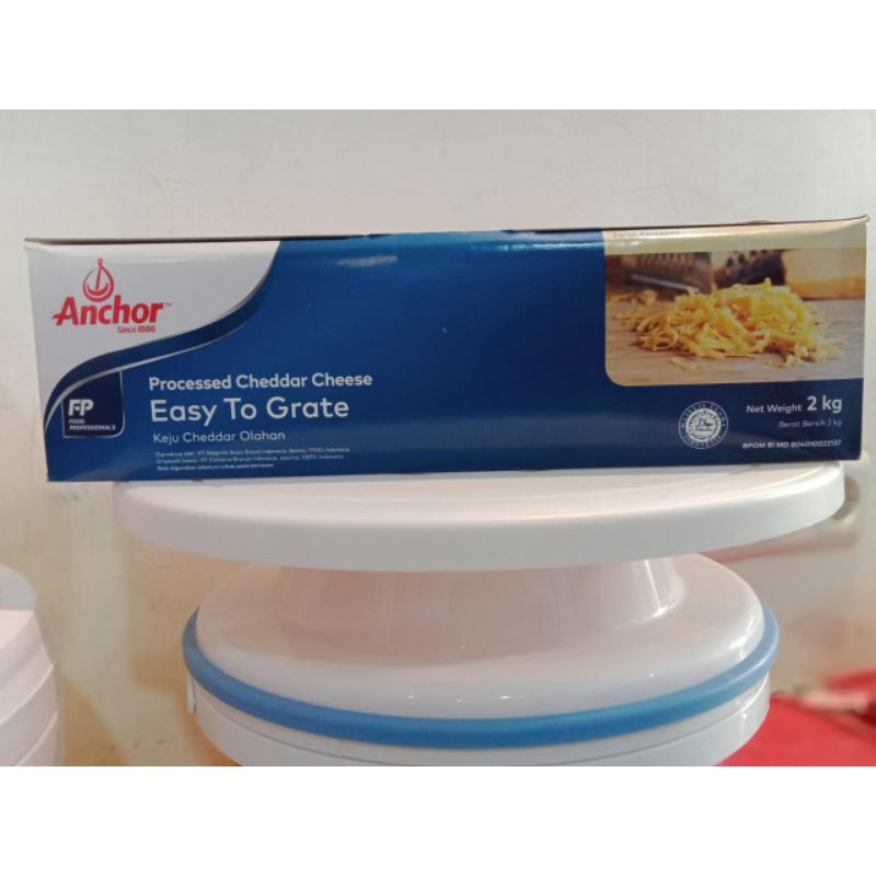 Jual Anchor cheddar cheese 2kg | Shopee Indonesia