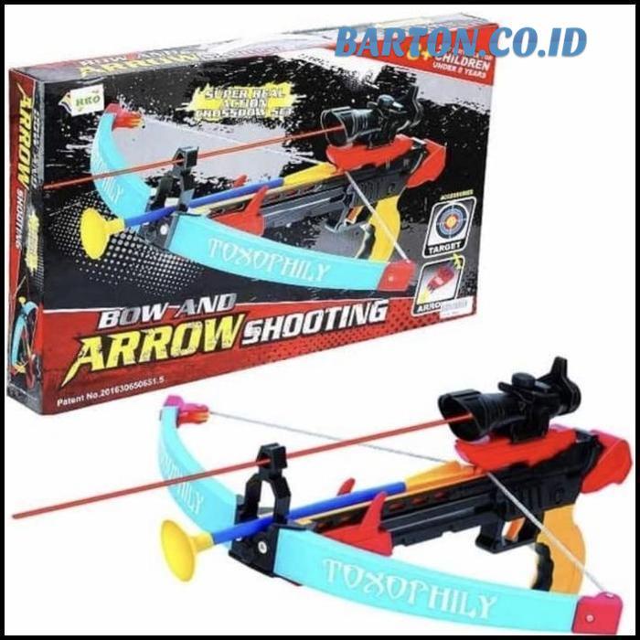 Jual LUMI TOYS MAINAN ANAK CROSSBOW PANAH SET / MAINAN PANAH-PANAHAN ...