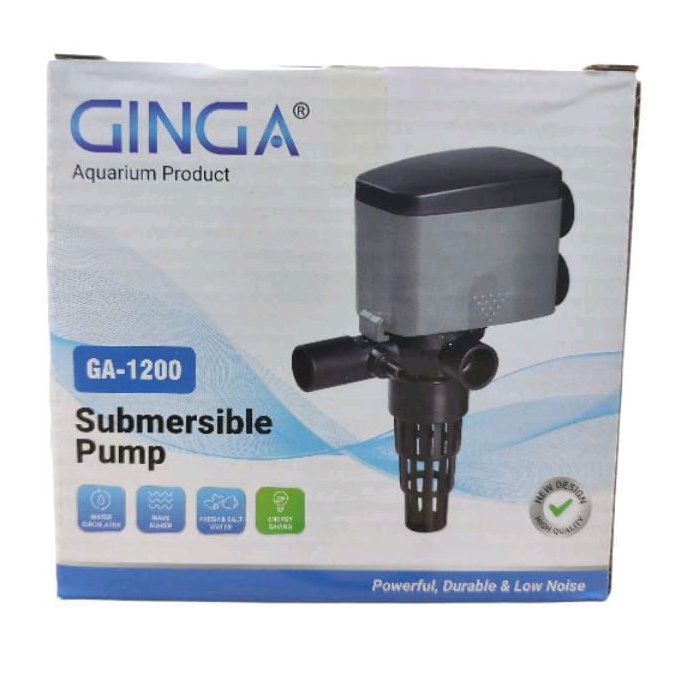 Jual GINGA 1200 / POWER HEAD POMPA FILTER AIR CELUP AQUARIUM / GA1200 ...