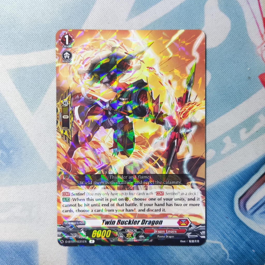 Jual vanguard twin buckler dragon D-BT01 R original | Shopee Indonesia