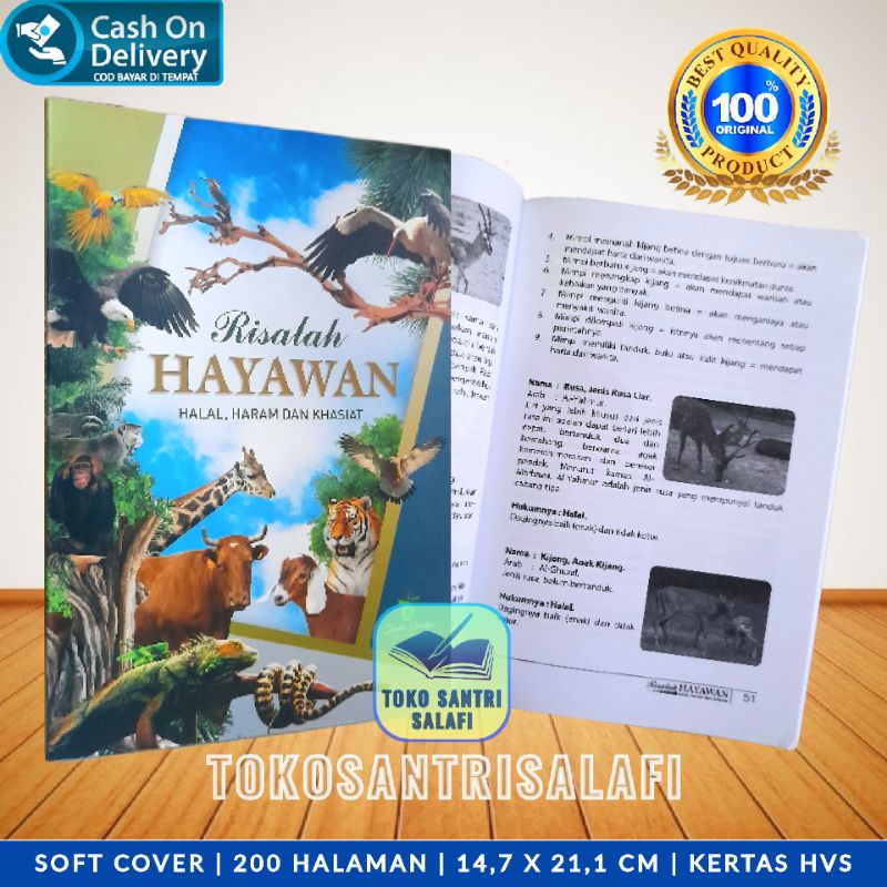 Jual Risalah Hayawan Halal Haram Dan Khasiat Risalah Hewan Halal Haram ...