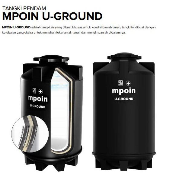 Jual Tangki Air Mpoin Plus 1200 Liter U-Ground - Toren Air - Tandon Air ...