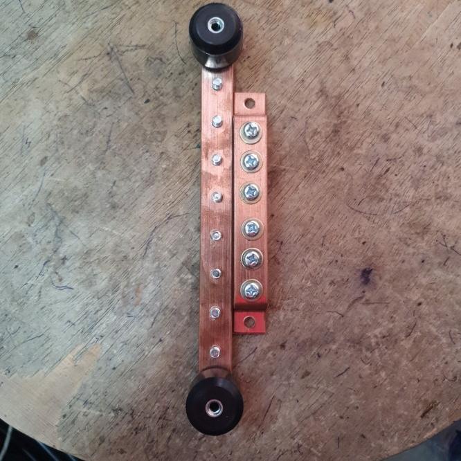 Jual Terminal Nol Arde / Ground Plat Tembaga / Grounding Panel 3Mm X ...